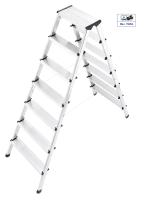 China High Aluminum Step Stool 7 Steps Multipurpose Aluminium Foldable Ladder for sale