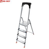 China Portable Household Aluminum Step Ladder 4 Step  EN131 GS Certificated for sale
