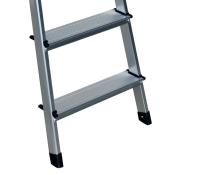 China GS Outdoor Silver Multipurpose Aluminium Foldable Ladder  2x6 Steps for sale