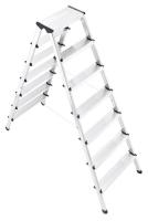 China Convenient Aluminum Step Stool Safety Multi Use 2x7 Steps 5.8kg for sale