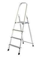 China Outdoor Aluminum Step Ladder 4 Steps Aluminum Folding Step Stool for sale