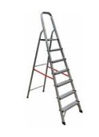 China Moveable Aluminium A Frame Ladder  Folding Scaffold Ladder 7 Steps for sale