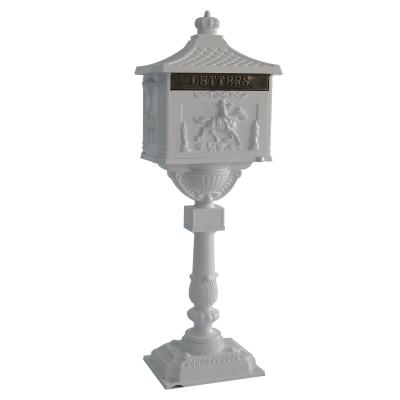 China Yard Outside Freestanding Letterbox Delicate Vintage Design 8.3kg for sale