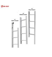 China Safety Rope  Aluminum Fire Escape Ladder With Multi Directional  Rungs for sale