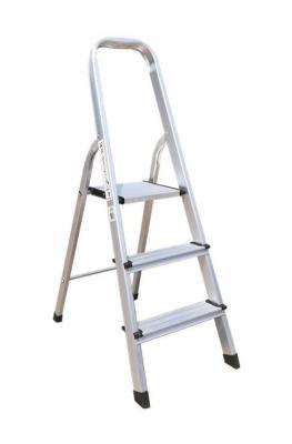 China Household  Aluminium Platform Ladder 3 Steps Aluminum Folding Step for sale