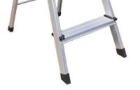 China Household  Aluminium Platform Ladder 3 Steps Aluminum Folding Step for sale