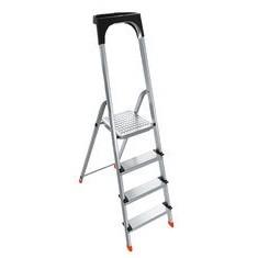 China Portable Household Aluminum Step Ladder 4 Steps Easy To Fold And Store for sale