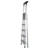 China Domestic Foldaway Aluminum Step Ladder 5 Steps EN131 GS Certificated for sale