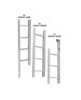 China Compact Aluminum Safety Ladder 3.56m High Aluminum Fixed Ladder for sale