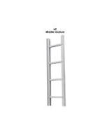 China Anti Slip Aluminum Fire Escape Ladder Middle Module Fire Rescue Use for sale
