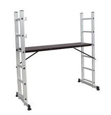 China Durable Aluminum Scaffold Tower 2x6 Slip Resistant Stabler Performance for sale