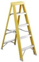China Household  Fiberglass Step Ladder   2x5  Steps  With Hand Work Tray for sale