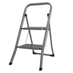 China Domestic  Safety Steel Folding Step Stool Space Saving 2 Steps for sale