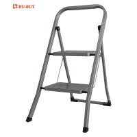 China Non Slip Metal Folding Step Stool Skip Resistant Metal 2 Step Stool for sale