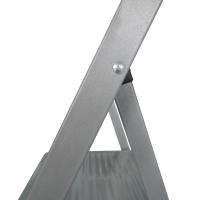 China Non Slip Metal Folding Step Stool Skip Resistant Metal 2 Step Stool for sale