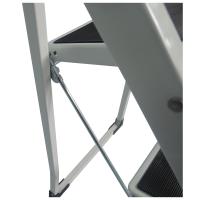 China Wide Pedal Steel Step Stool 2 Steps Home Use  EN14183 Certificated for sale