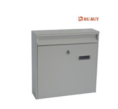 China Grey Residential Mailboxes 0.7mm Thickness Apartment Mailboxes for sale