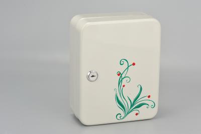 China Businesses Metal Key Lock Box / Solid Steel Key Cabinet Storage Safes for sale