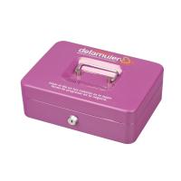 China Mini Metal Cash Box With Key Lock , Colored Saving Money Storage Safes for sale