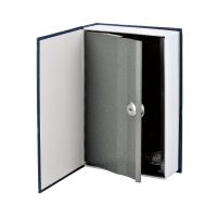 China Durable Book Design Metal Cash Box , Portable Lockable Money Box for sale