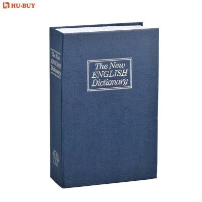 China Secret Dictionary Book Safe Jewellery Money Cash Box with Key Lock(Blue) for sale