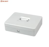 China 12 Inch Wear Resistant 5 Compartment Coin Storage Money Safe With Key Lock for sale