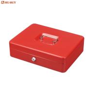 China 12 Inch Wear Resistant 5 Compartment Coin Storage Money Safe With Key Lock for sale