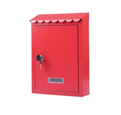 China Multi Color Large Mailboxes Residential Wall Mounted Garden Waterproof Post Box for sale