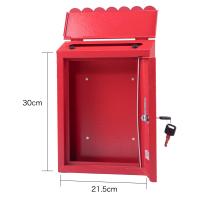 China Multi Color Large Mailboxes Residential Wall Mounted Garden Waterproof Post Box for sale