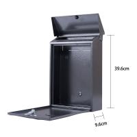 China Custom Made Residential Steel Mailbox / Waterproof Garden Letterbox for sale