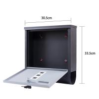 China Urban Environments Residential Mailboxes , Outside Wall Mounted Letterbox for sale
