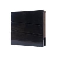 China Waterproof Residential Galvanized Metal Mailbox , Outdoor Wall Mounted Post Box for sale