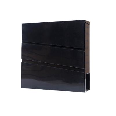 China Waterproof Residential Galvanized Metal Mailbox , Outdoor Wall Mounted Post Box for sale