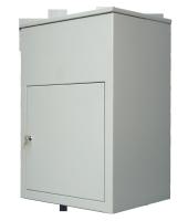 China Free Standing Outdoor Residential Mailboxes Galvanized Metal Parcel Delivery Box for sale