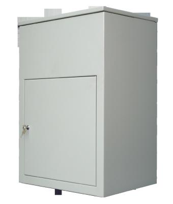 China Free Standing Outdoor Residential Mailboxes Galvanized Metal Parcel Delivery Box for sale