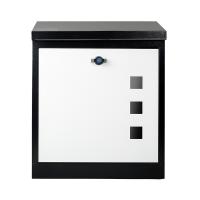 China Wall Mounted Durable Residential Mailboxes Galvanized Metal Outdoor Letterbox for sale