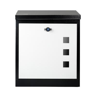 China Wall Mounted Durable Residential Mailboxes Galvanized Metal Outdoor Letterbox for sale
