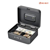 China Multi Color Money Collection Safes / 3 Compartment Metal Cash Box Coin for sale