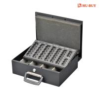 China OEM Metal Cash Box , Modern Office Powder Euro Coin Collection Safes for sale