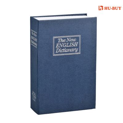 China Portable Lockable Money Box , Durable Book Design Metal Cash Box for sale