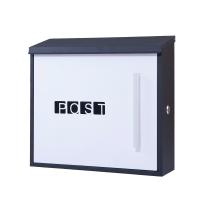 China Garden Residential Wall Mounted Letterbox Galvanized Steel Mailbox for sale