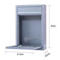 China Modern Garden Wall Mounted Residential  Letterbox Waterproof  Mailbox for sale