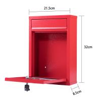 China Modern Garden Wall Mounted Residential  Letterbox Waterproof  Mailbox for sale