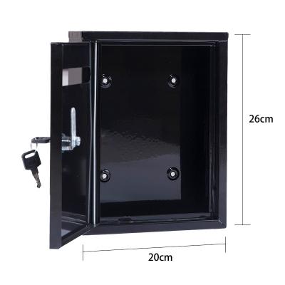 China Durable High Strength Waterproof Residential Steel Mailbox Wall Mounted Letterbox for sale
