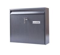 China Outdoor Letterbox Garden Wall Mounted Residential Steel Mailbox for sale