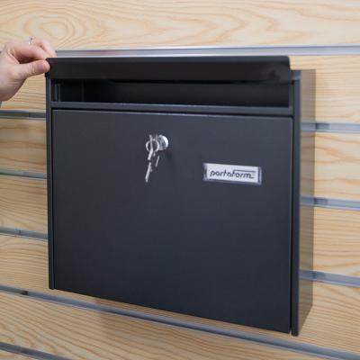 China Outdoor Letterbox Garden Wall Mounted Residential Steel Mailbox for sale