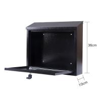 China Wall Mounted Waterproof Garden Letterbox Outdoor Residential Steel Mailbox for sale