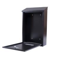 China Wall Mounted Durable Letter Box Garden Residential Steel Mailbox for sale