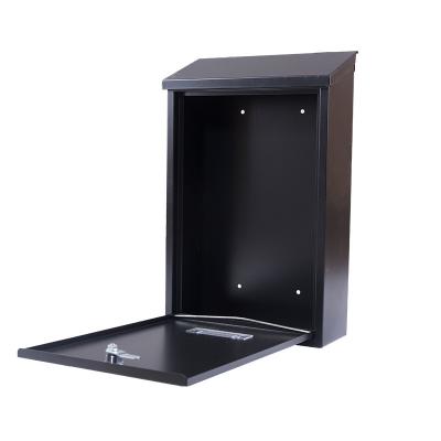 China Wall Mounted Durable Letter Box Garden Residential Steel Mailbox for sale