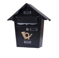China Waterproof Letterbox Garden Durable Residential Wall Mounted Steel Mailbox for sale